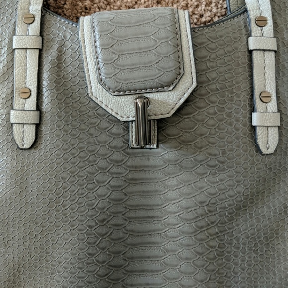 RACHEL Rachel Roy | Bags | Rachel Roy Grey Snakeskin Purse | Poshmark